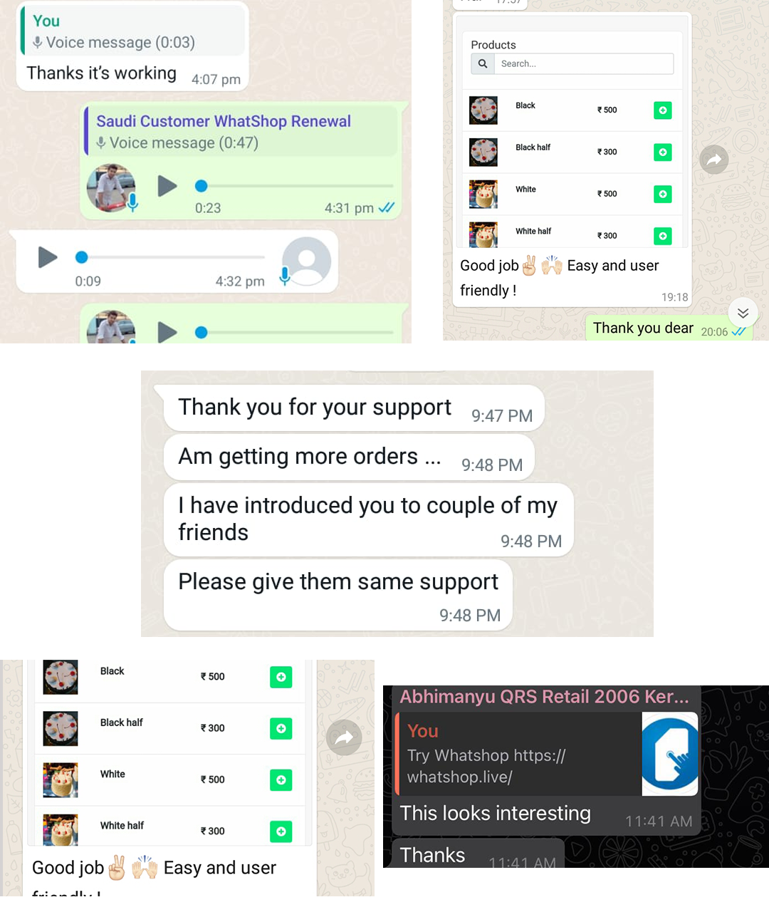 Whatsapp Ordering - Chatby - Whatsapp based Online shop builder