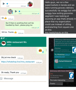 Whatsapp Ordering - Chatby - Whatsapp based Online shop builder